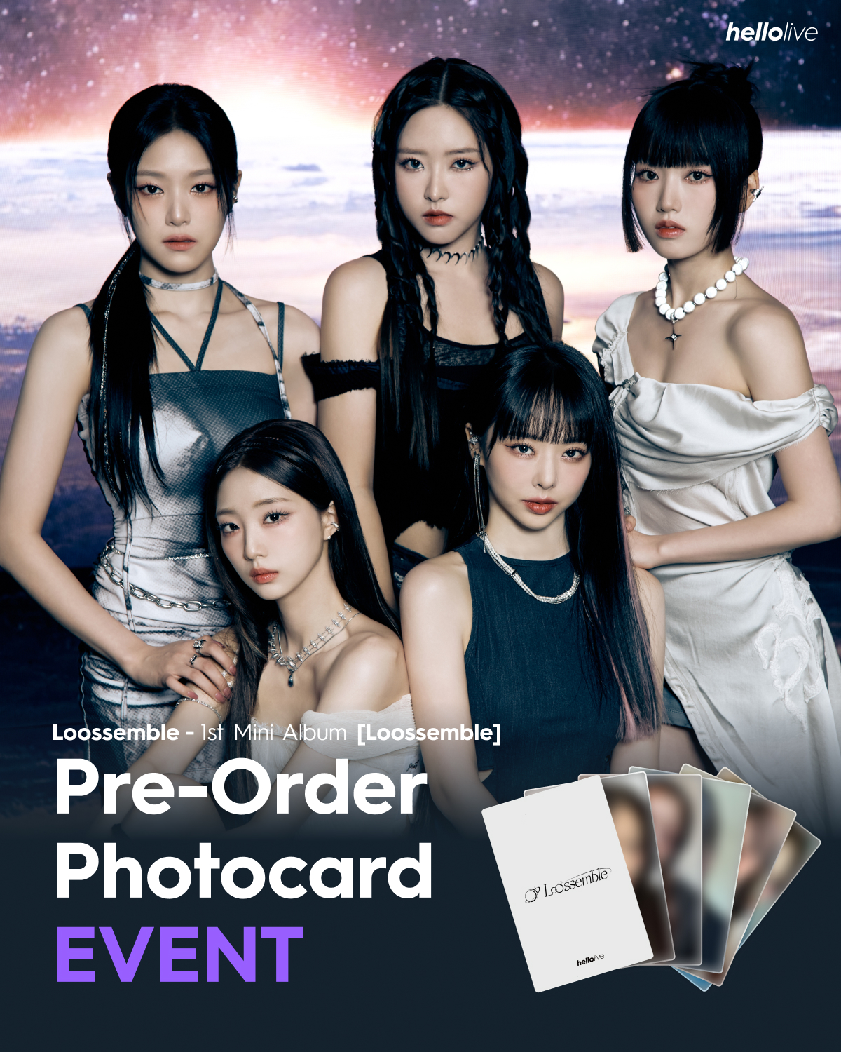 헬로라이브 | hellolive - [Pre-Order] Loossemble - 1st Mini Album [Loossemble] Photocard EVENT