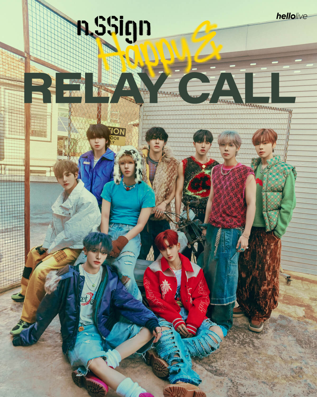 헬로라이브 | hellolive - [RELAY CALL EVENT] n.SSign - 2nd MINI ALBUM 'Happy